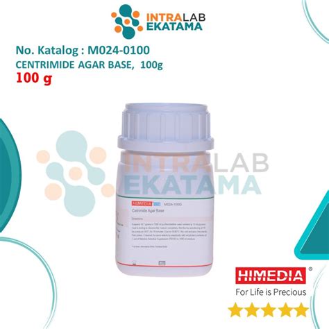 Jual M024 0100 Centrimide Agar Base 100g Shopee Indonesia