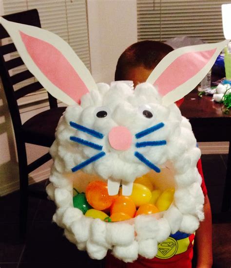 My Sons Milk Gallon Easter Basket We Made This Year For Kindergarten