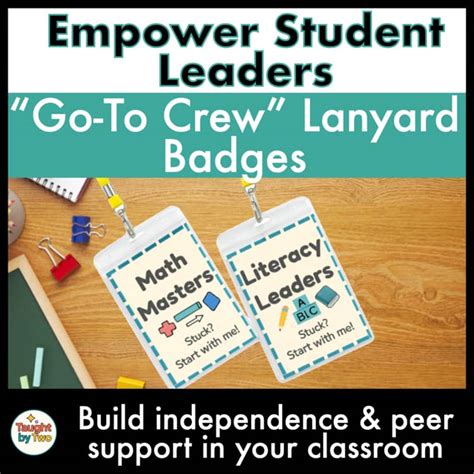 Go To Crew Classroom Helper Badges Math Masters And Literacy Leaders