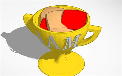 3d Design Yeeps Hide And Seek Bam Trophy Tinkercad