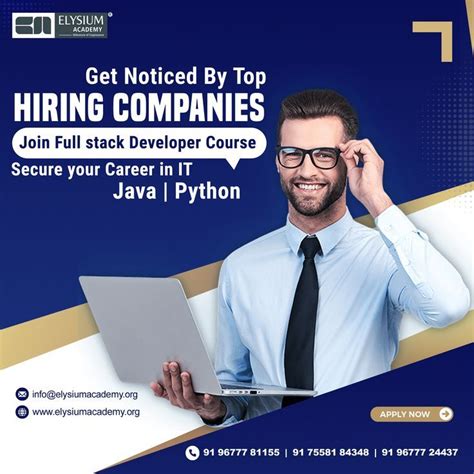 Elysium Academy™ Computer It Training Institute Web Development Course Engage In Learning