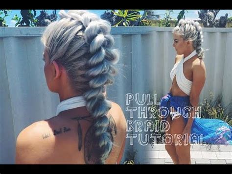 French pull through braid tutorial – Artofit