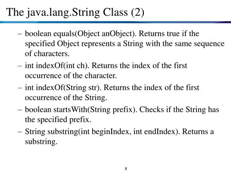 Ppt Exploring Java Api And String Handling Powerpoint Presentation