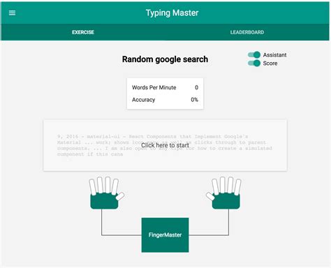 GitHub Jim Moody Typing Master Client Live Demo