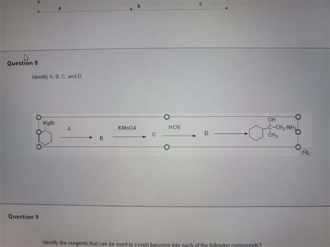Solved Identify A B C And D Chegg Com