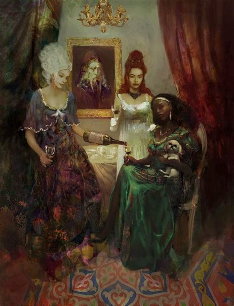 The Three Weird Sisters Mtg Art From Innistrad Crimson Vow Set By Nils