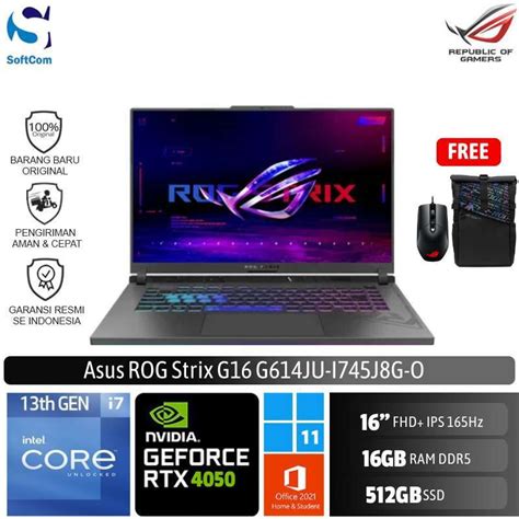 Promo Asus Rog Strix G G Ju I J G Laptop Gaming I Hx Gb Gb Ssd Rtx Gb