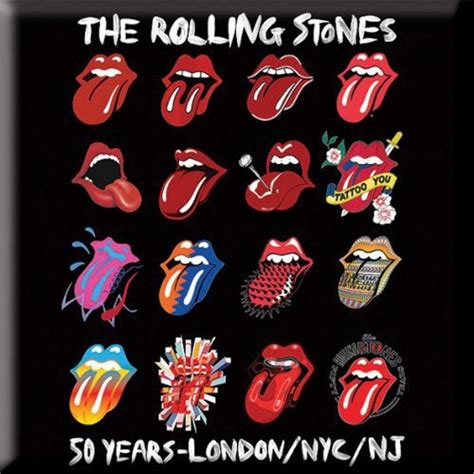 Rolling Stones Evolution 50 Years Fridge Magnet Artofit