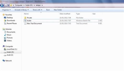 Semua Butuh Belajar Cara Lock Folder Pada Windows 7 Tanpa Software