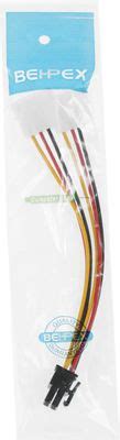 Кабель питания Molex 8980 - PCI-E 6pin, 0.15м – купить в Ситилинк | 558030