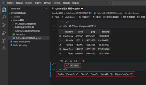 「python数据分析」pandas基础，dataframe通过列选择数据python Pandas Excel Df属性 Csdn博客
