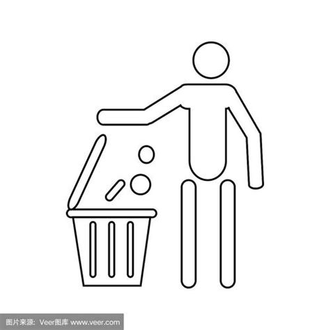 倒垃圾的简笔画（推荐17张） 简笔画图片大全