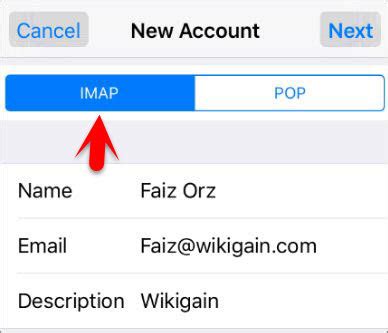 How To Add Self Hosted Email Account On IOS Devices Wikigain