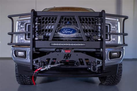 Ford And Ram Grille Guard Winch Mount Hammerhead Armor
