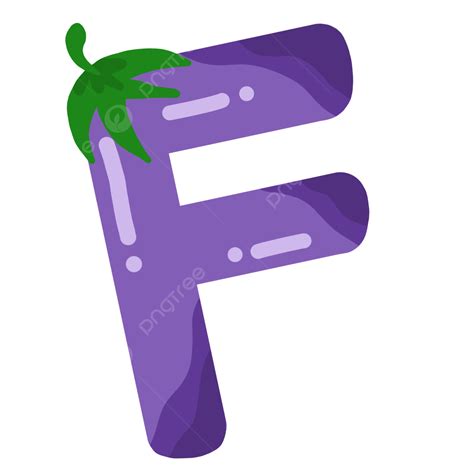 알파벳 문자 F 야채 글꼴 테마 알파벳 F 문자 F 아이들을 위한 글꼴 Png 일러스트 및 Psd 이미지 무료 다운로드