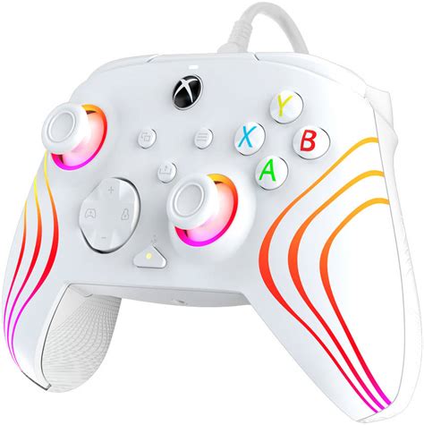 PDP Afterglow Wave Wired Controller Compatible With XBOX Series X S Xbox One PC Foot