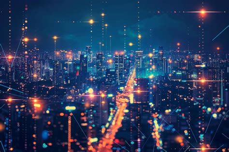 Premium Photo 5g Internet Of Things Iot Communication Network Concept