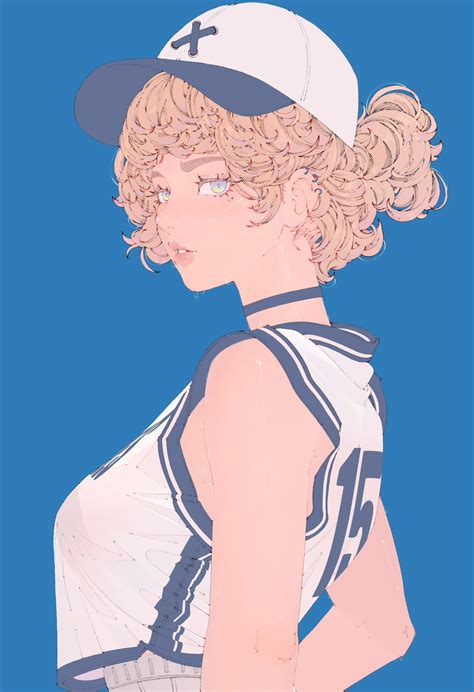 Elliemaplefox Original From Side Commentary Highres Symbol Only Commentary 1girl Baseball