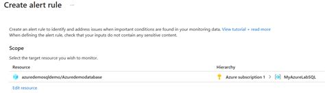 Azure Alerts For Creating Modifying And Deleting Azure SQL Databases