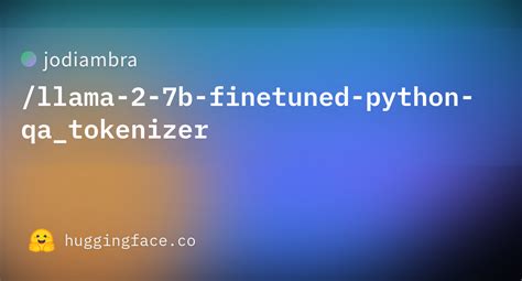 Jodiambra Llama 2 7b Finetuned Python Qa Tokenizer At Main