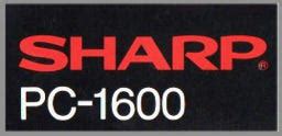 Welcome to the SHARP PC-1600