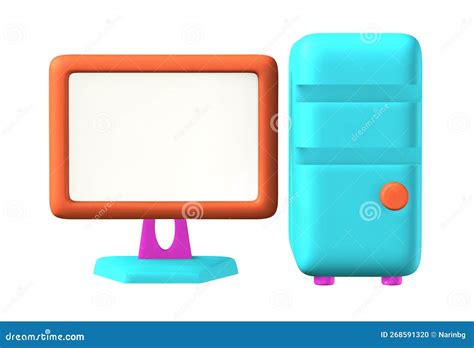 Computer D Icon Transparent Illustration Stock Photo Illustration Of Business Icon