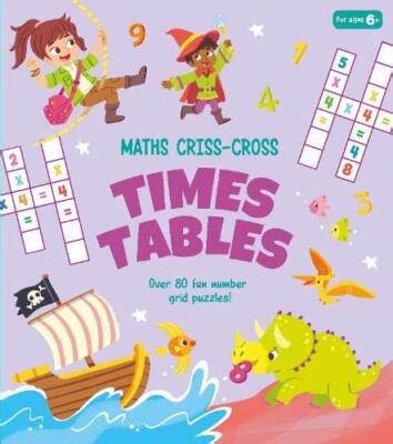 Maths Criss Cross Times Tables Over 80 Fun Number Grid Puzzles Ebay