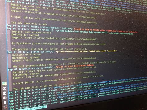 systemd modules load `failed to look up module alias crypto user