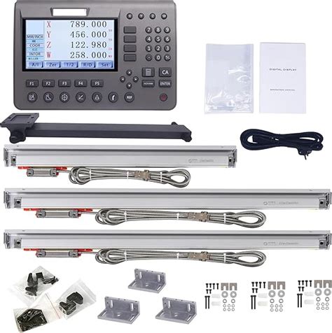 Linear Scale Metal 4 Axis Lcd Digital Readout Display Dro Kit Ka 300