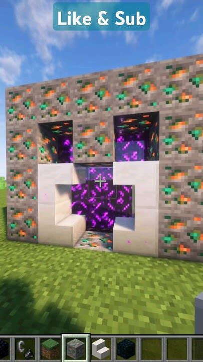 Minecraft Creeper With Raw Copper Block Shorts Short Youtube