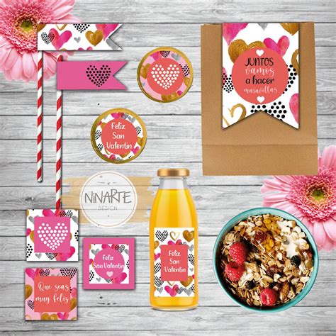 Kit Imprimible San Valentin Dia De Los Enamorados Pdf Etiquetas