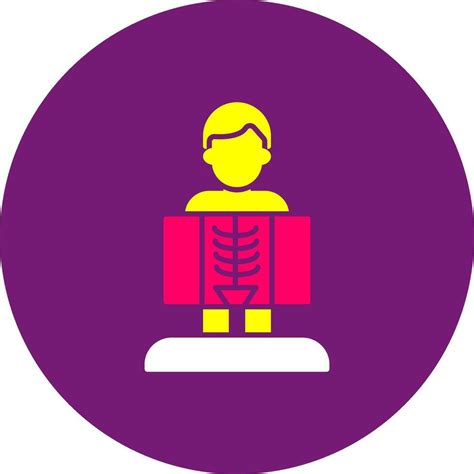 X Ray Glyph Gino Color Radiograph Imaging Medical Scan 69484194 Vector