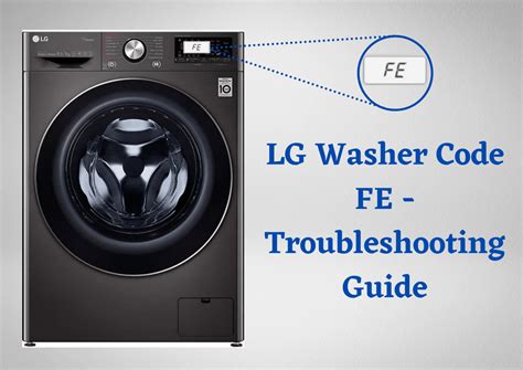 Frigidaire Washer Code E Troubleshooting Guide How To Fix It