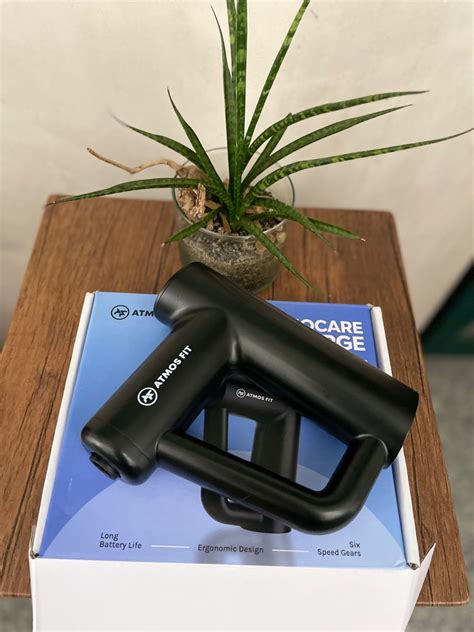 Masaage Gun Atmos Fit Physiocare Recharge Health And Nutrition Massage Devices On Carousell