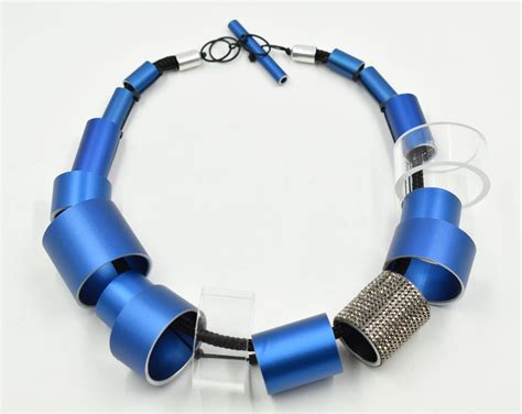 Urban Abstract Multi Shapes Plexiglass Necklace K2196 Christinabrampti