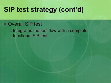 Ppt Sip Testing Powerpoint Presentation Free Download Id 6206084