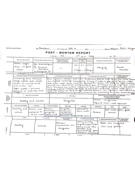 Fmt Post Mortem Reports Pdf