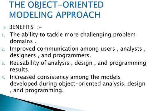 Object Oriented Analysis And Design Pptx