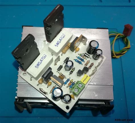 Simple 2sc5200 Transistor Amplifier 100w Rms Electronics Projects Circuits Electronics
