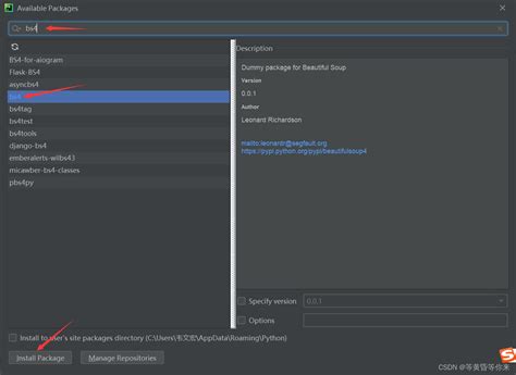 Python Bs Beatifulsoup Pycharm Bs Csdn