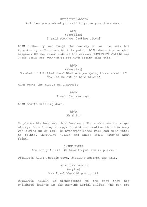 Fiction Script Docx True Crime Genres