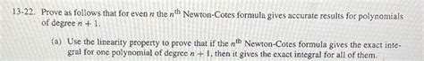 Solved Prove As Follows That For Even N The Nth Chegg