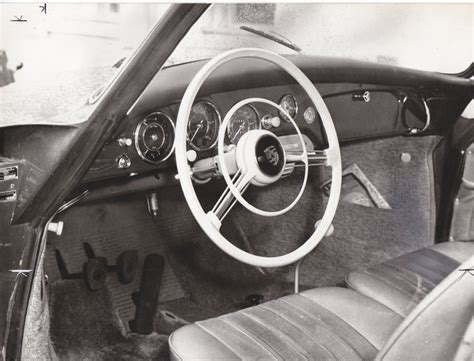 Vintage Porsche 356 Dashboard 1960