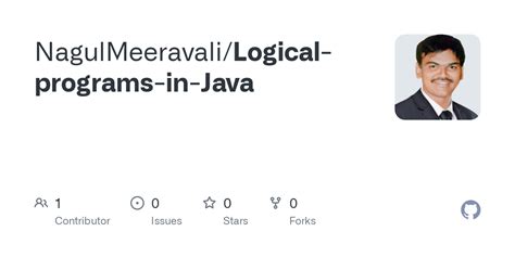 GitHub NagulMeeravali Logical Programs In Java