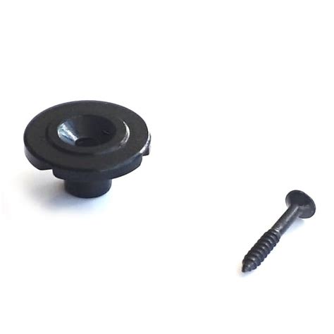 Jazz Precision Bass String Tree Retainer Round Slotted Black Reverb