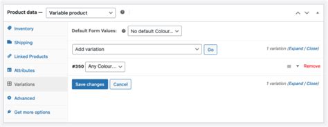 how to create a variable product in woocommerce