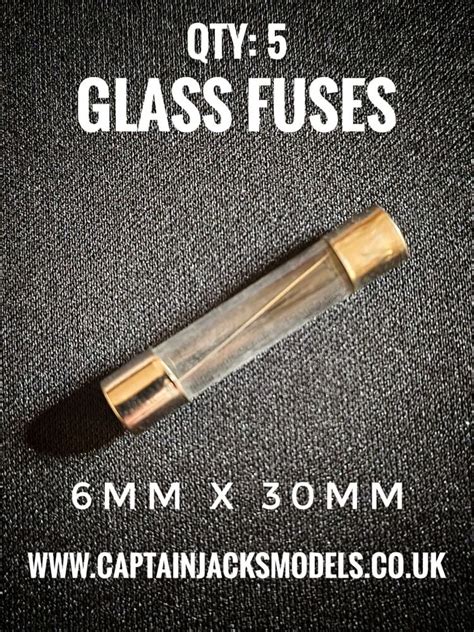 Glass Fuse 6mm X 30mm 2a 250v Quantity 5 Fuses Supplied Fuses