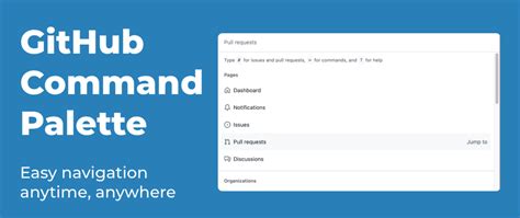 Github Command Palette Dev Community
