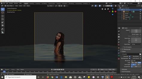 Cycles Render Engine Rendered Image Only Shows A Small Frame
