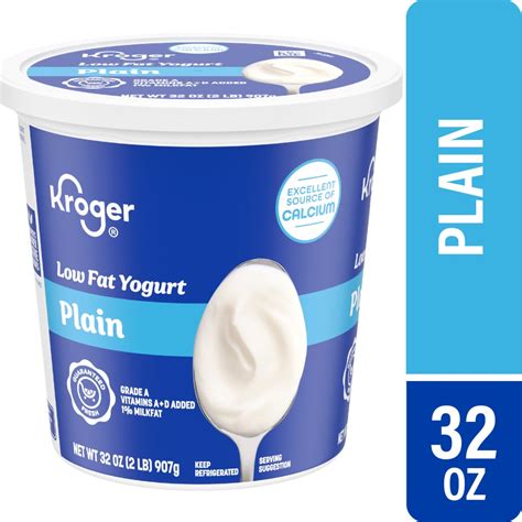 Kroger® Plain Low Fat Yogurt Tub 32 Oz Kroger
